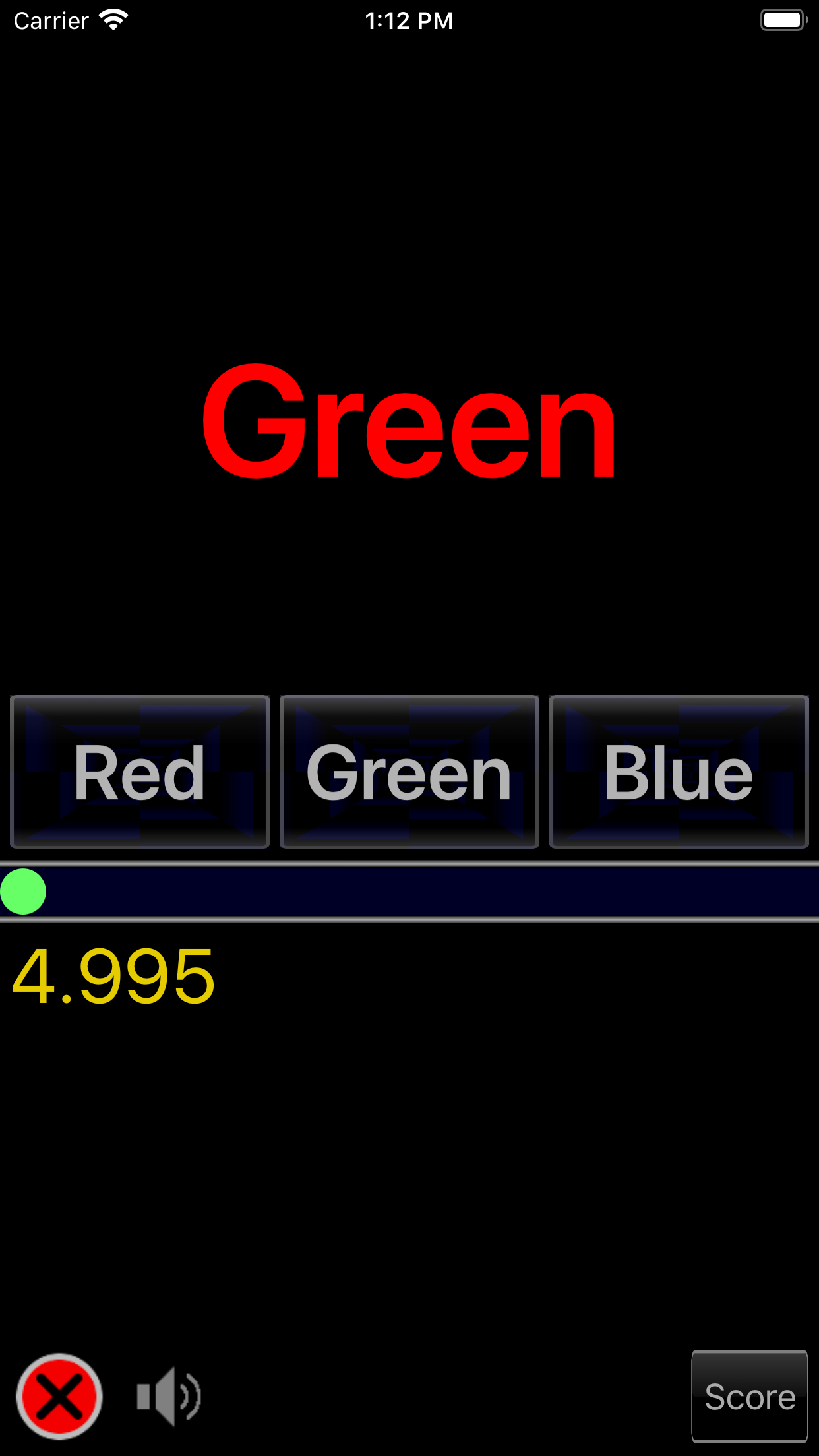 iPhone & iPad app to experience the Stroop Effect | iOS app